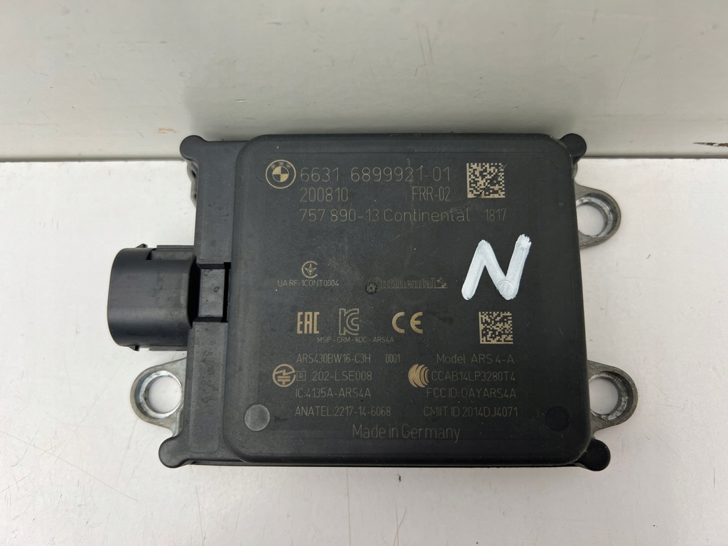 BMW G11 G12 G30 G31 RADAR SENSOR ACC DISTRONIC CZUJNIK PRĘDKOŚCI N ...