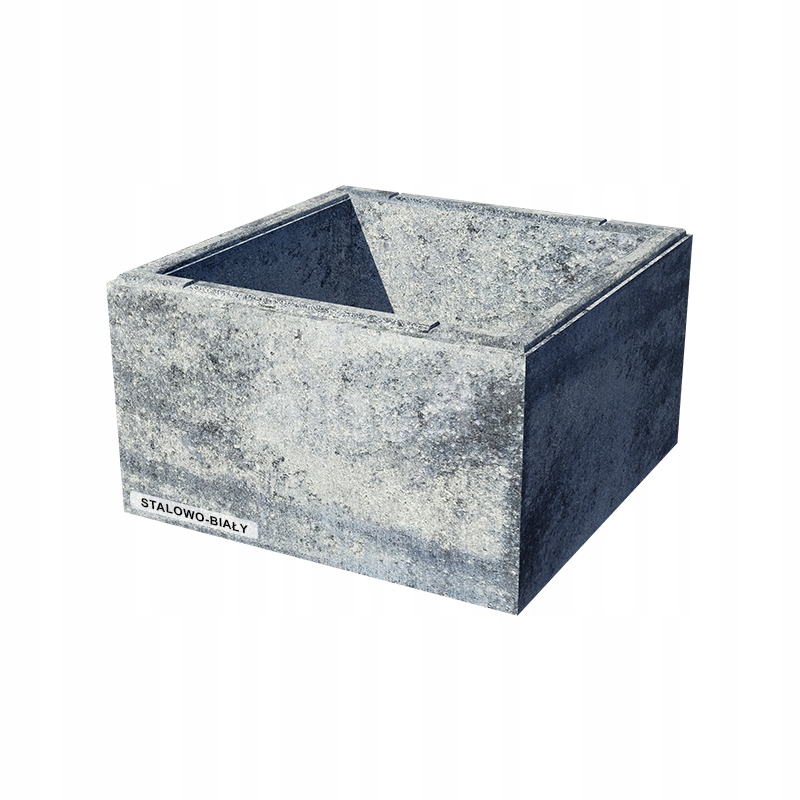 Bloczek ogrodzeniowy gładki STYROBUD FINI PF1 360x360x200 Stalowo-biały - 10586430980 ...