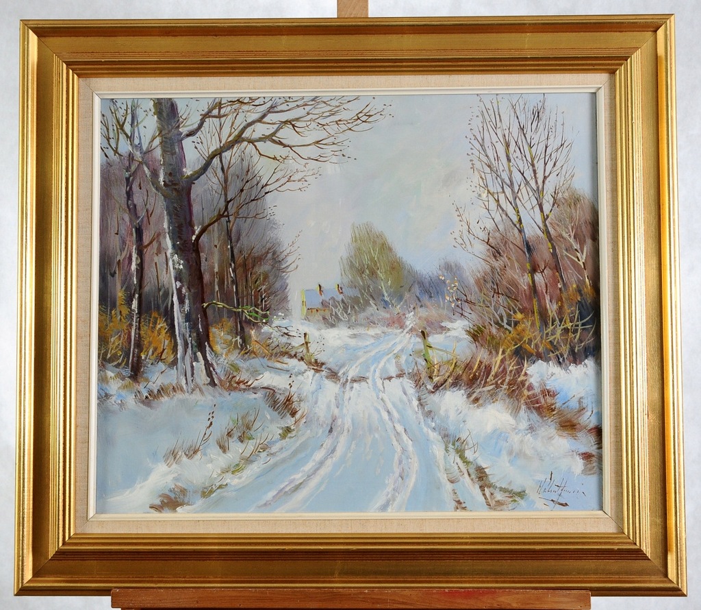 HILBERT JENSEN 1911- NAJPIĘKNIEJSZY OBRAZ OLEJNY ! - 12054817993 ...