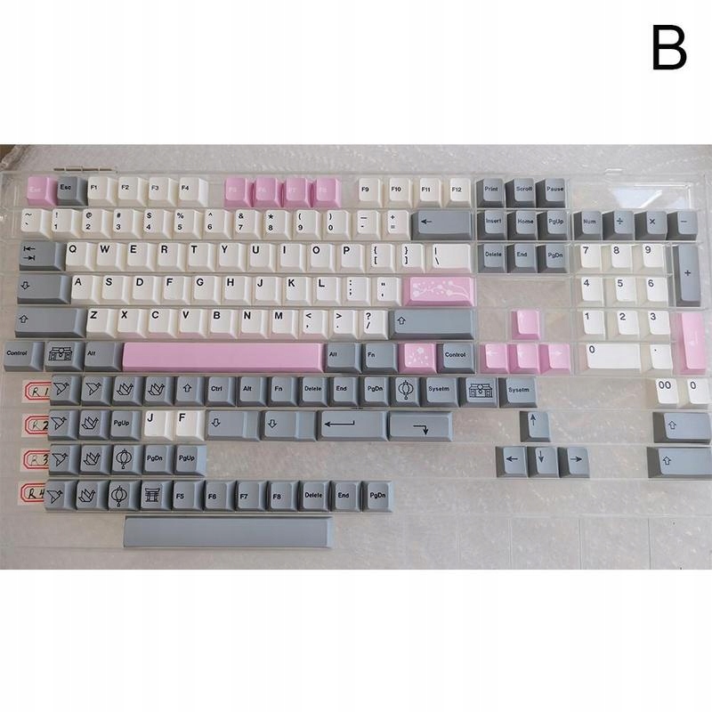 155 klucz GMK Fuji klon Keycaps PBT barwnik Subb - 13010624924 ...