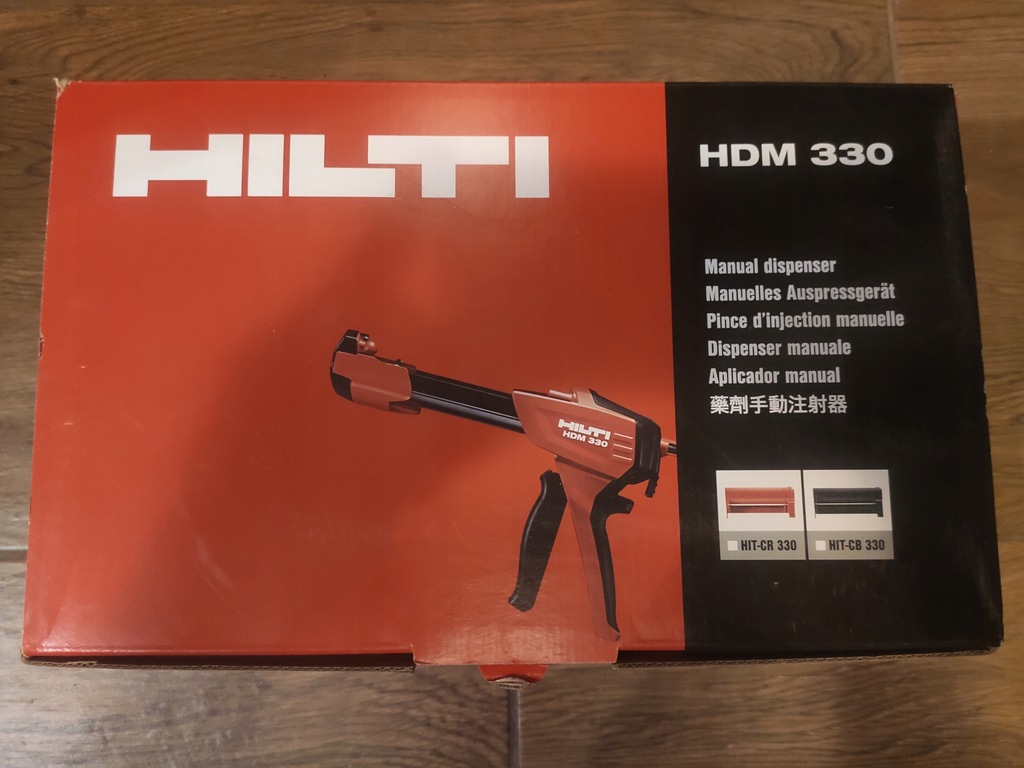 Pistolet HILTI HDM 330 + kaseta HIT-CR 330 - 12431443964 - oficjalne archiwum Allegro