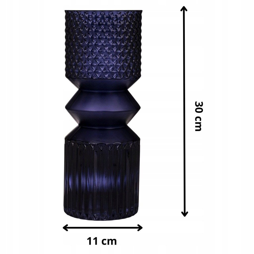 Купить Узкая высокая стеклянная ваза, PURPLE VINTAGE, 30 см: отзывы ...