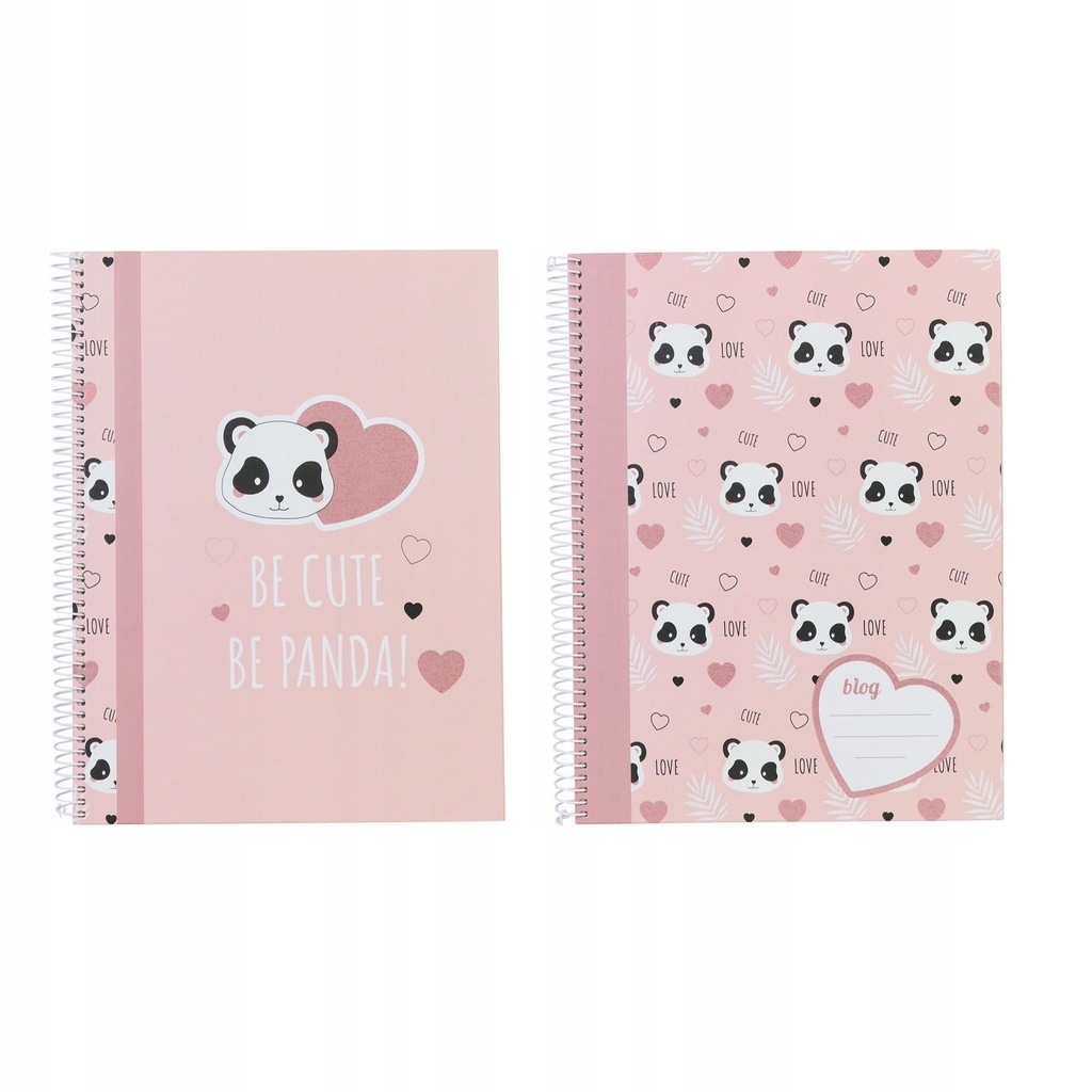 Kołobrulion A4 80 kartek 90g w linie CUTE PANDA - 16775343681 - oficjalne archiwum Allegro