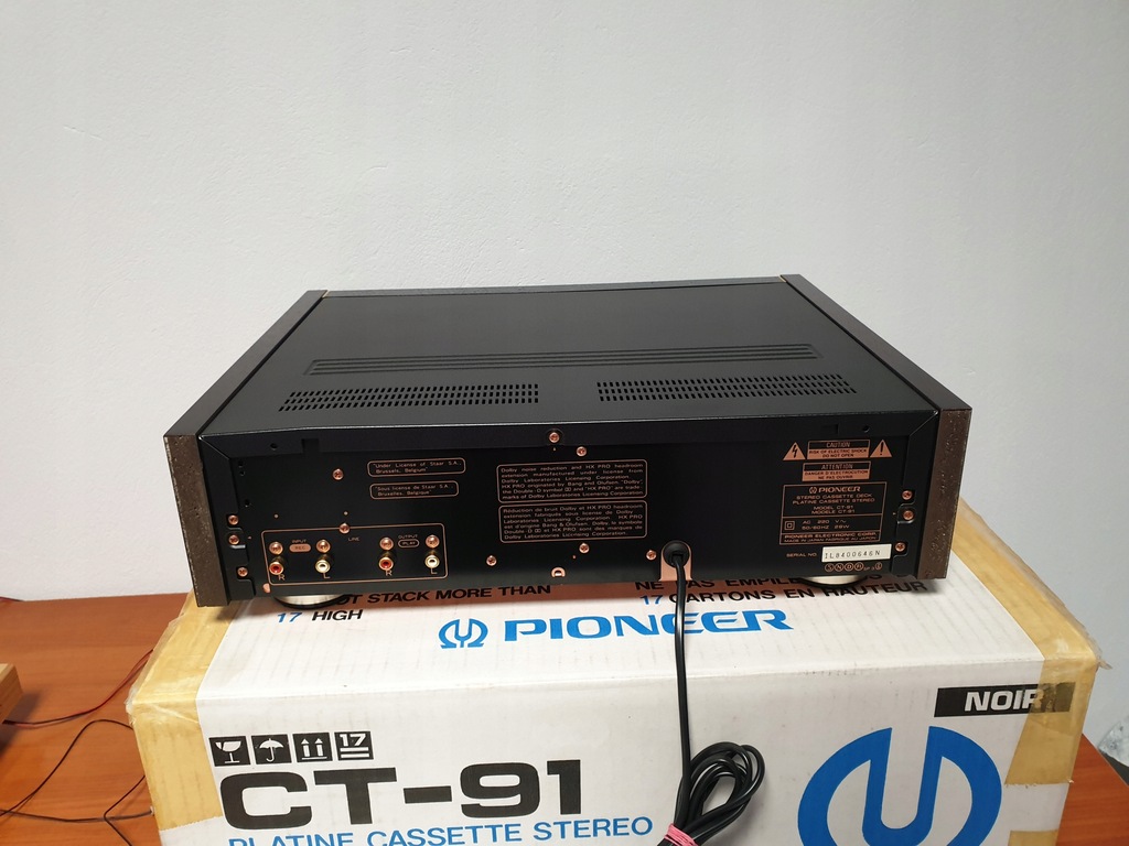 Magnetofon Pioneer CT-91 Nowy Pudełko instrukcja. - 9305492253 ...