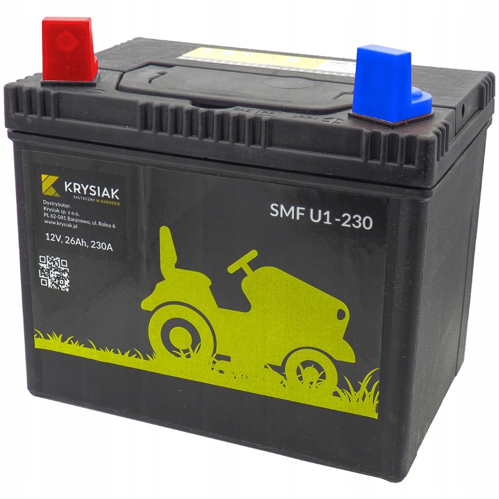 AKUMULATOR 12V 26Ah TRAKTORKA KOSIARKI LEWY PLUS - 13718897489 ...