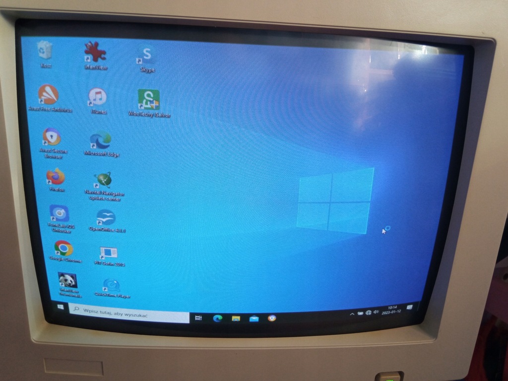 Stary monitor Royal CX 1464 - 13129453826 - oficjalne archiwum Allegro