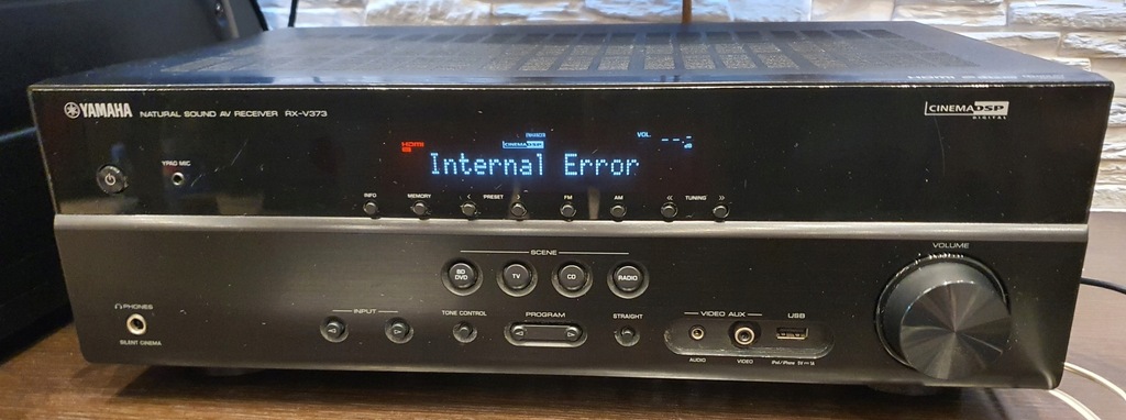 Amplituner Kina domowego Yamaha RX-V373 5.1 czarny - 13070440310 - oficjalne archiwum Allegro