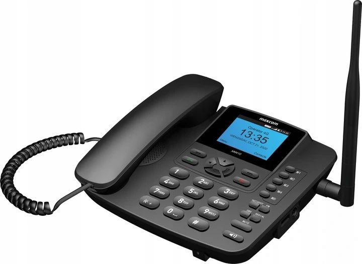 Telefon stacjonarny na kartę sim Maxcom MM41D - 11715509631 - oficjalne ...