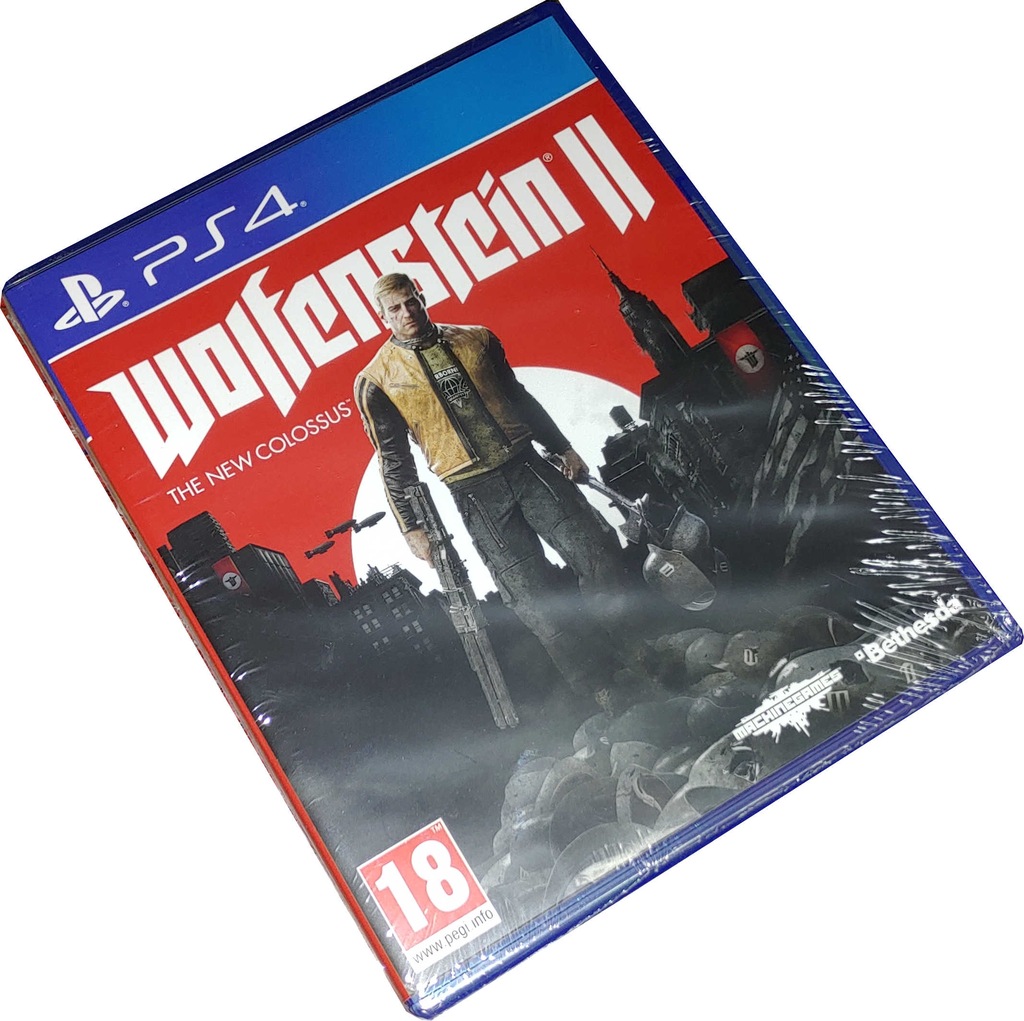 WOLFENSTEIN II NEW COLOSSUS / PS4 / GER / NOWA - 12273692738 - oficjalne archiwum Allegro