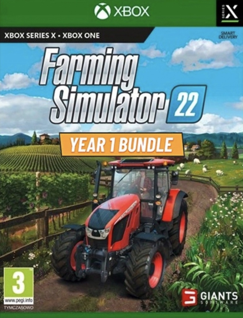 FARMING SIMULATOR 22 YEAR 1 BUNDLE XBOX KLUCZ PL - 11503294767 ...