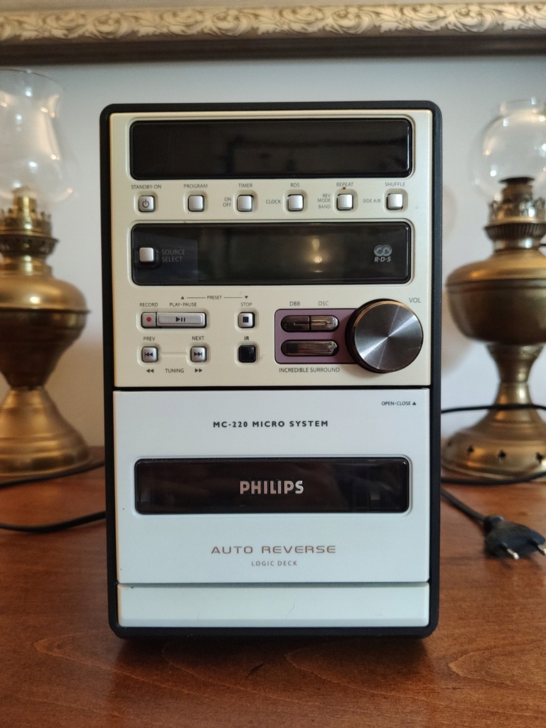 Miniwieża Philips MC-220/22 - 13140236021 - oficjalne archiwum Allegro