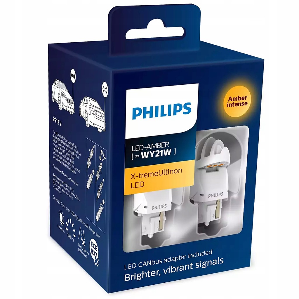 Philips Żarówka Led WY21W Amber + Canbus Gen2 - 9697863361 - oficjalne ...