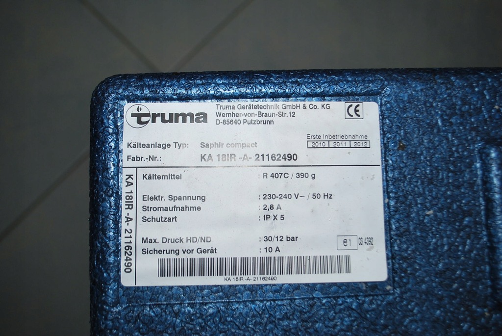 KLIMATYZACJA PODŁOGOWA TRUMA SAPHIR COMPACT - 13203972040 - oficjalne ...