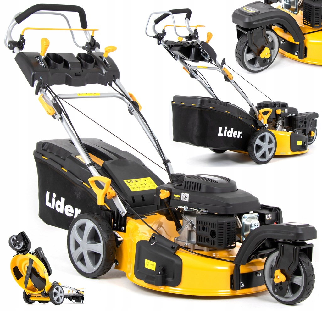 KOSIARKA SPALINOWA 53cm Z NAPĘDEM 7KM TRÓJKOŁOWA - 13267291666 - oficjalne archiwum Allegro