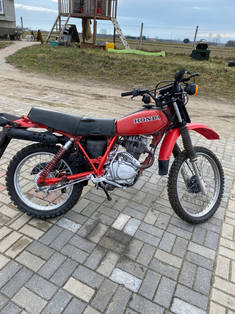 Motor Enduro Honda XL185 S 1982R - 13425958607 - oficjalne archiwum Allegro
