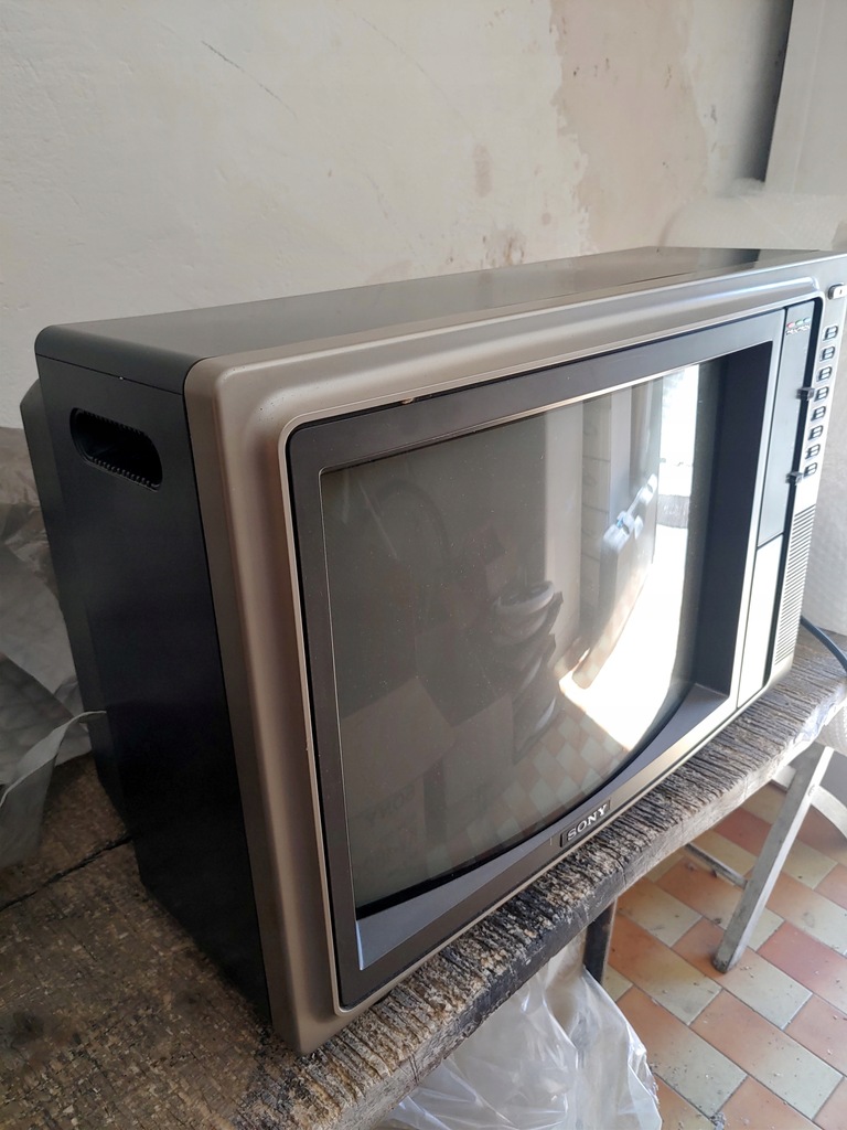 Telewizor retro SONY z lat 70. w oryg. opakowaniu - 12116552417 ...