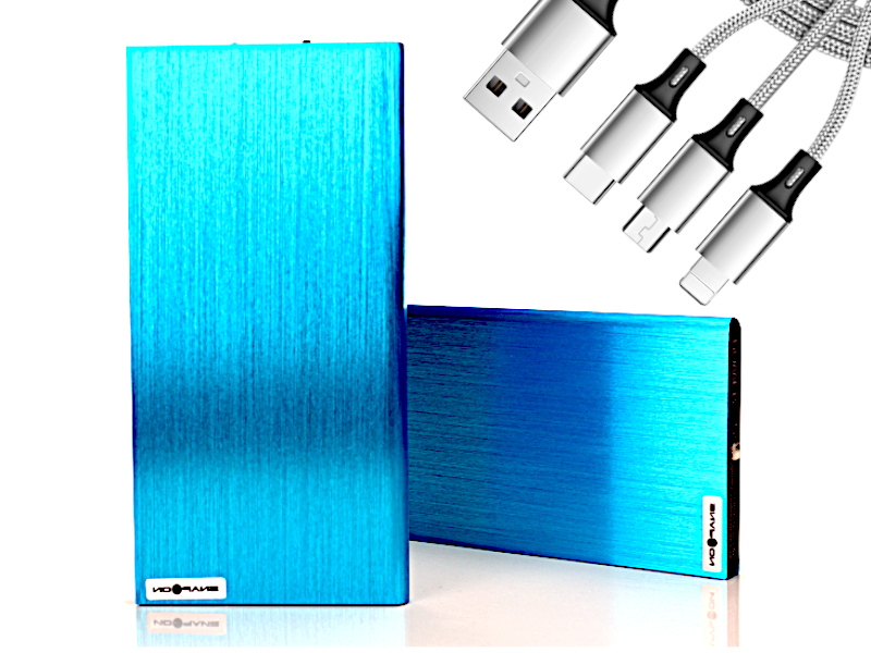 Mocny POWERBANK 20000 +Kabel MICRO USB TYPC 8PIN - 11950898832 - oficjalne archiwum Allegro