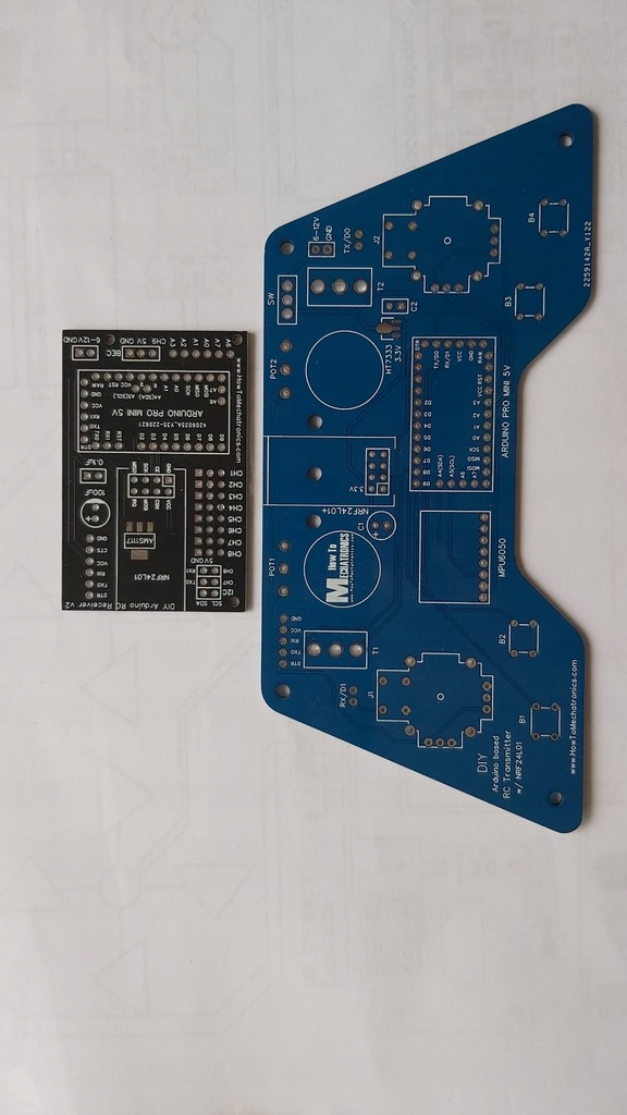 Arduino pilot RC nadajnik i odbiornik PCB nrf24l01 - 12365281826 ...