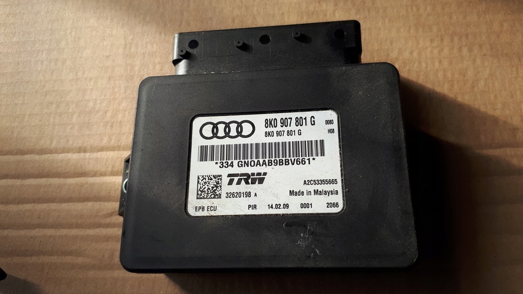 A4 A5 STEROWNIK HAMULCA RECZNEGO 8K0907801G - 12824642514 - oficjalne archiwum Allegro