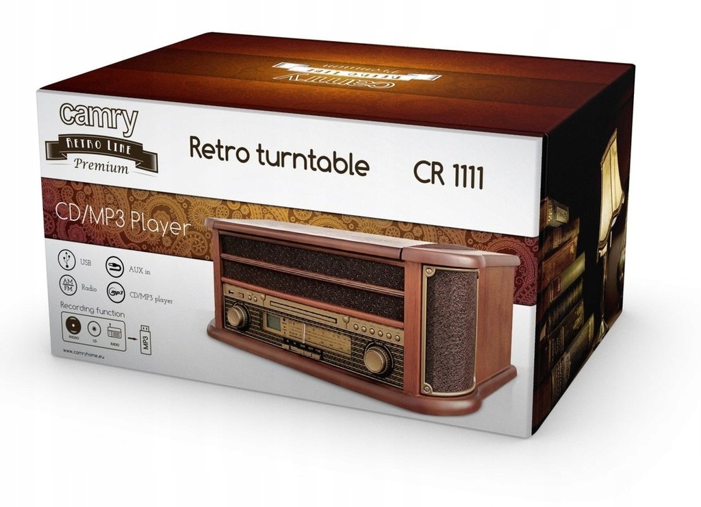 Купить RETRO CD MP3 USB ПРОИГРЫВАТЕЛЬ ДЛЯ ЗАПИСИ CAMRY CR 1111: отзывы, фото и характеристики на ...
