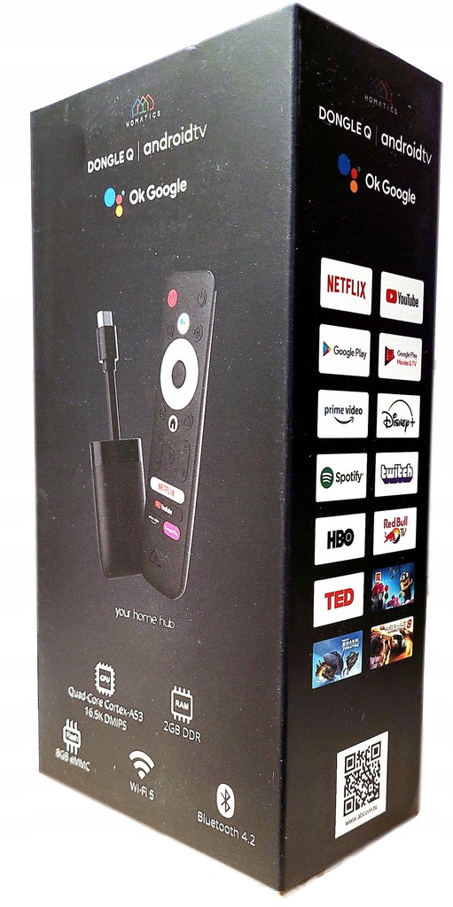 Odtwarzacz multimedialny Homatics Box Q 4K Player - 11718233717 - oficjalne archiwum Allegro