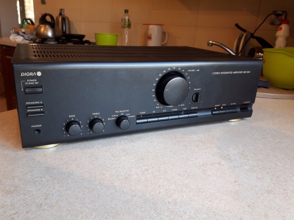 Wzmacniacz DIORA WS 504 ŁADNY SPRAWNY zobacz - 11372088603 - oficjalne archiwum Allegro