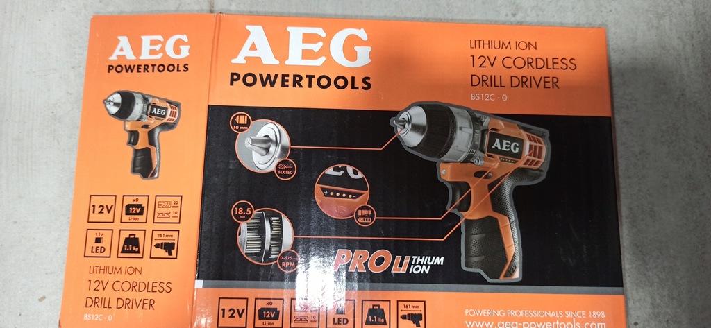 wiertarko wkretarka AEG BS12C-0 OKAZJA - 10672576733 - oficjalne ...