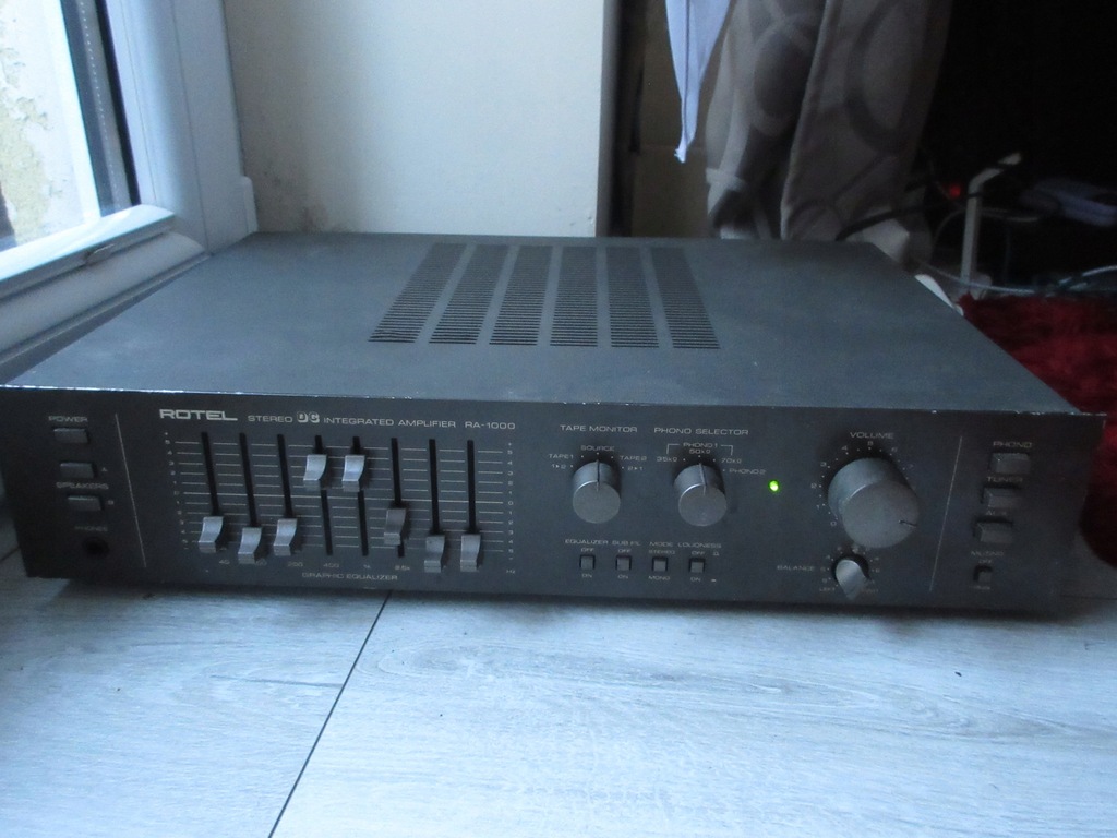 WZMACNIACZ AMPLITUNER ROTEL RA-1000 UNIKAT SPRAWNY REAL FOTO ...
