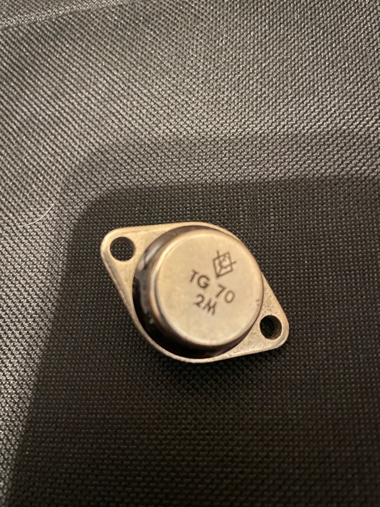 Tranzystor TG70 2M STARA ELEKTRONIKA - 12699196987 - oficjalne archiwum ...