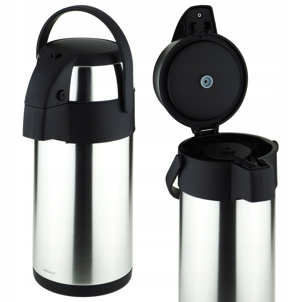 TERMOS 3 L Z POMPKĄ KONFERENCYJNY DO KAWY HERBATY - 8784025273 ...