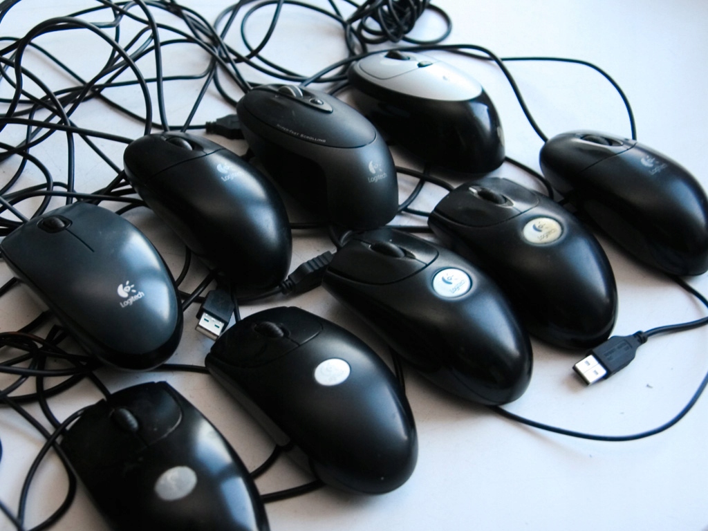 Mysz optyczna USB Logitech - komplet 9szt. - 12152332648 - oficjalne ...