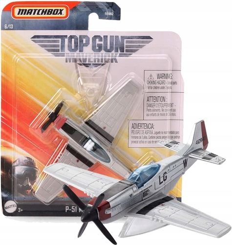 SAMOLOT FIGURKA MATCHBOX TOP GUN P-51 MUSTANG - 12441003538 - oficjalne ...