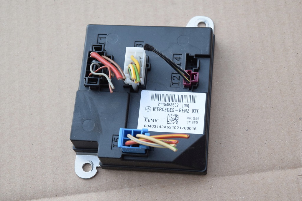 MERCEDES W211 MODUŁ STEROWNIK FOTELA 2115458532 - 13125240585 ...