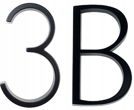 SOLIDNY METALOWY NR DOM NUMER CYFRA LITERA 3D - 9284891873 - oficjalne ...