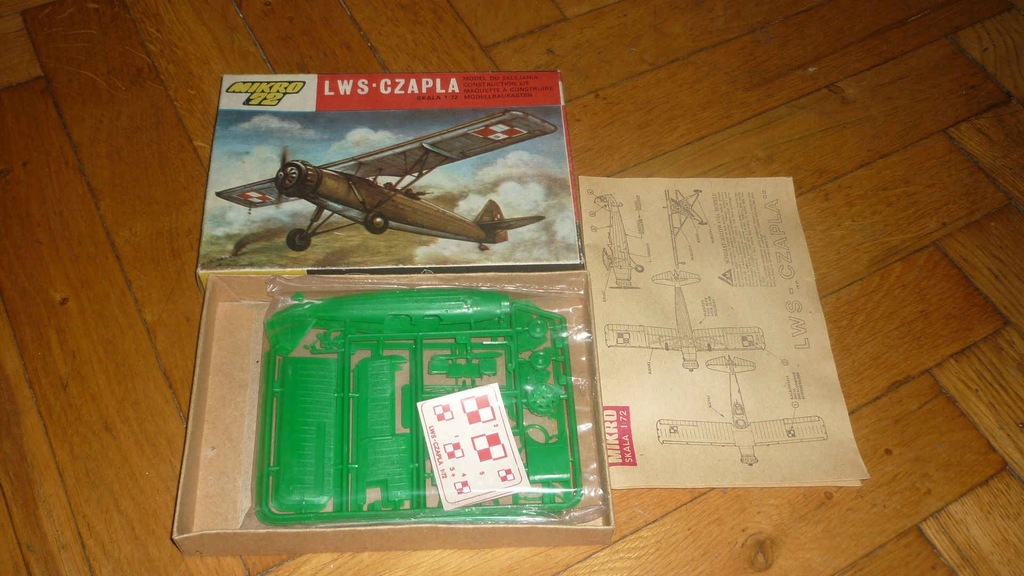 ZTS Plastyk Nr. S01 LWS Czapla / RWD-14b - 12670690815 - oficjalne archiwum Allegro