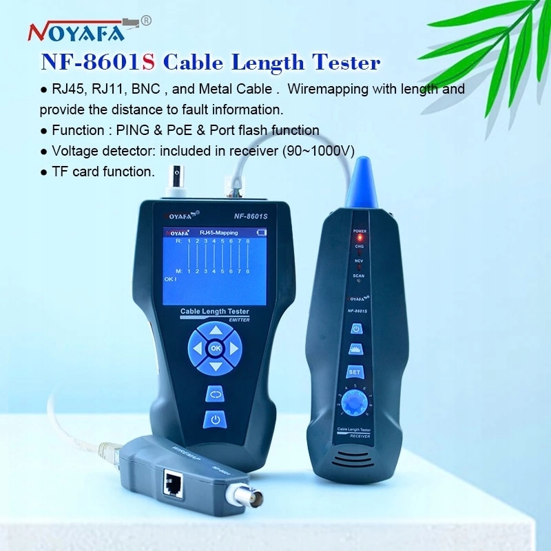 NOYAFA NF-8601S Tester TDR Tester kabli sieciowych - 12045578068 ...