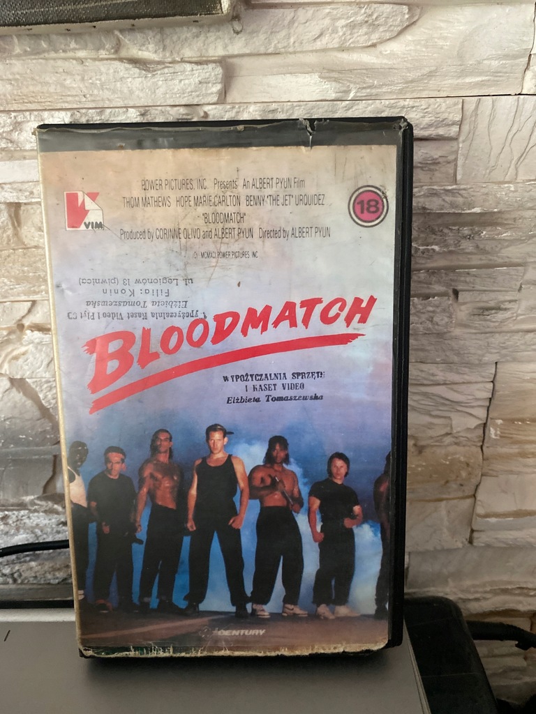 Bloodmatch VHS Pojedynek na Smierc i Życie - 14119669959 - oficjalne ...