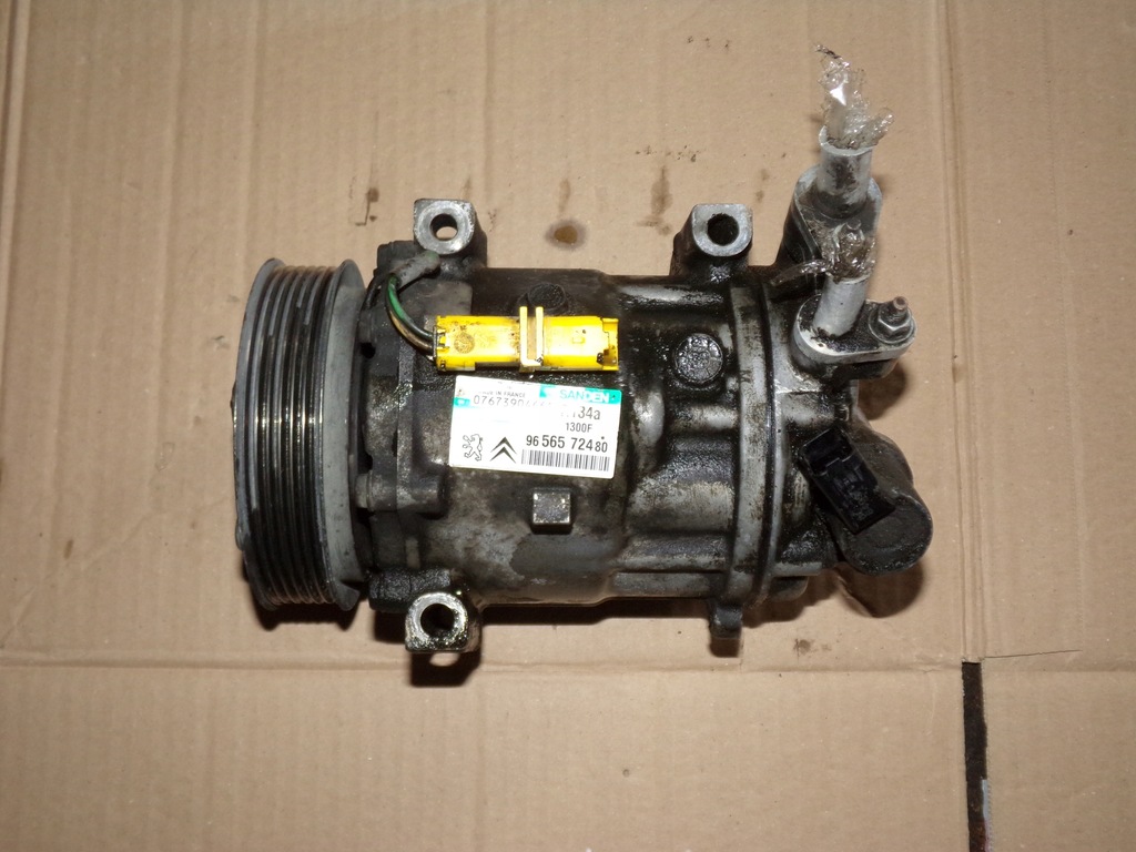 SPRĘŻARKA KLIMATYZACJI PEUGEOT 407 1.8 2.0 16V - 12648363102 - oficjalne archiwum Allegro