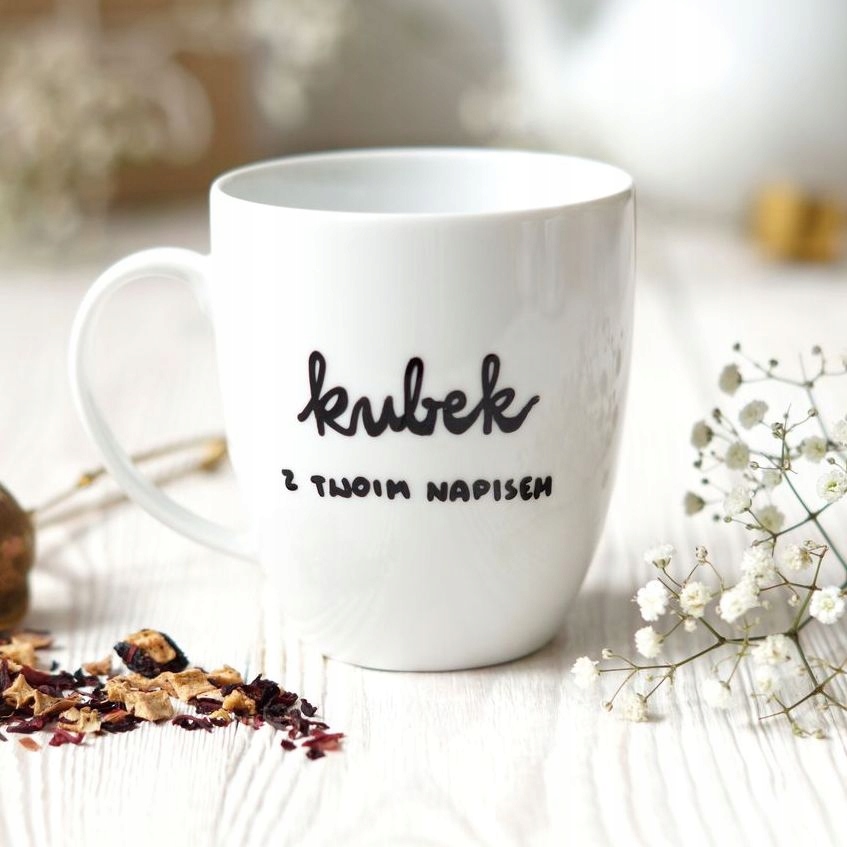 Kubek z własnym napisem, personalizacja - 11680740485 - oficjalne ...