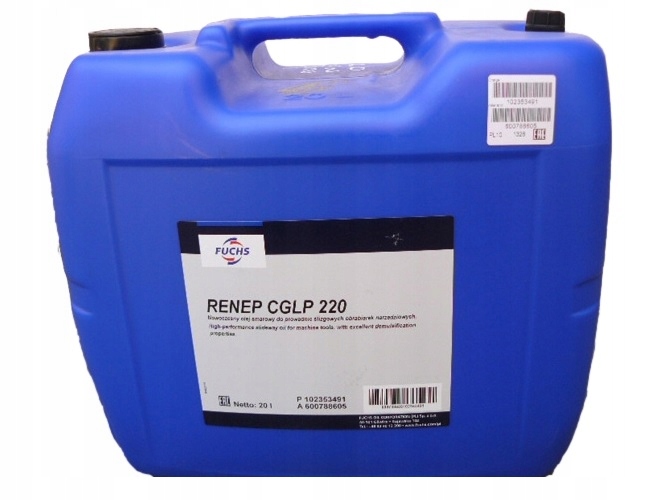 OLEJ PROWADNIC OBRABIAREK FUCHS RENEP CGLP 220 20L - 11405113489 - oficjalne archiwum Allegro