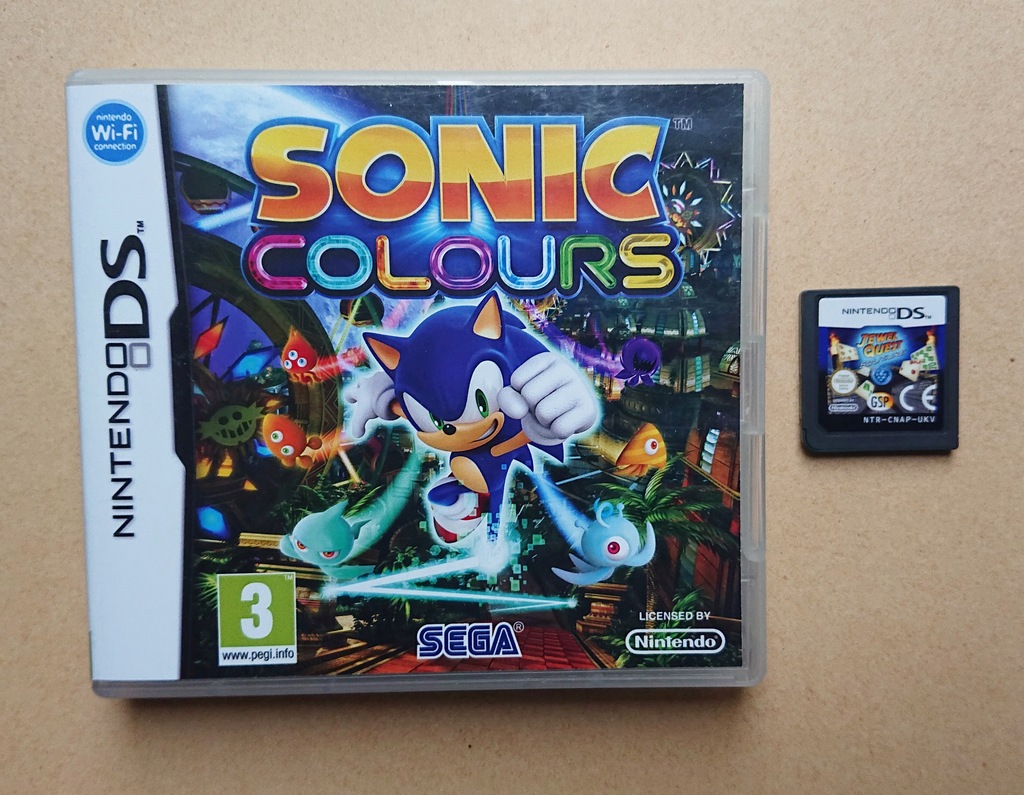 Sonic Colours (Colors) + GRATIS Jewel Quest DS 3DS - 8929088221 ...