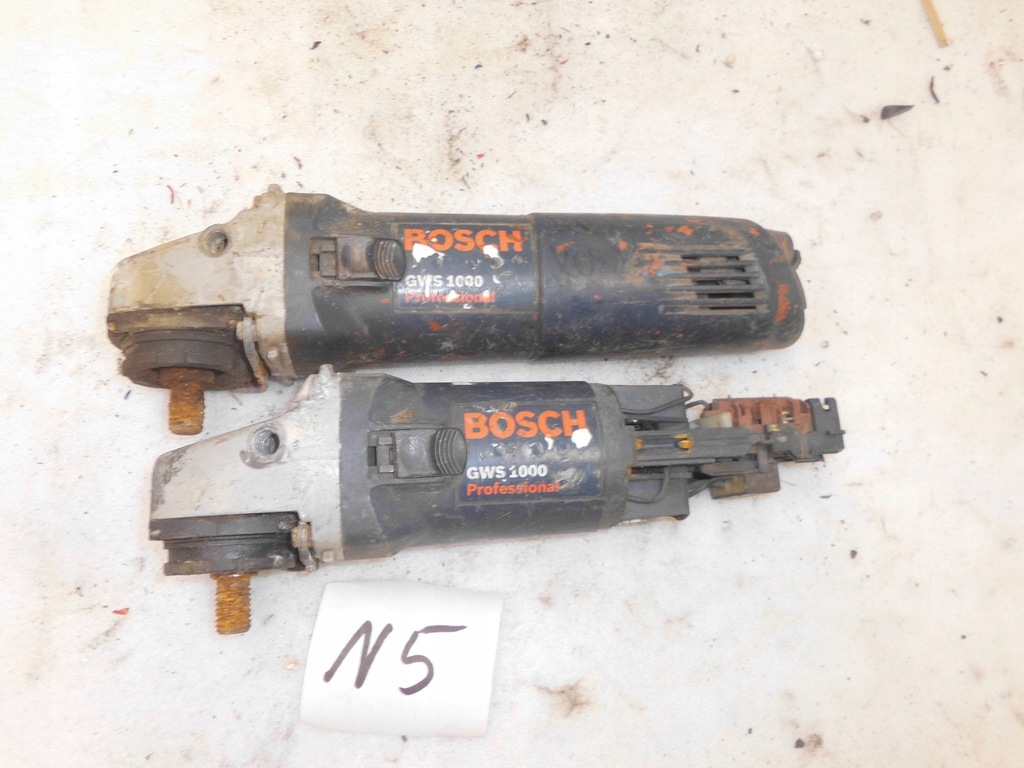 SZLIFIERKA KĄTOWA BOSCH GWS 1000 PAKIET - 10499771290 - oficjalne ...