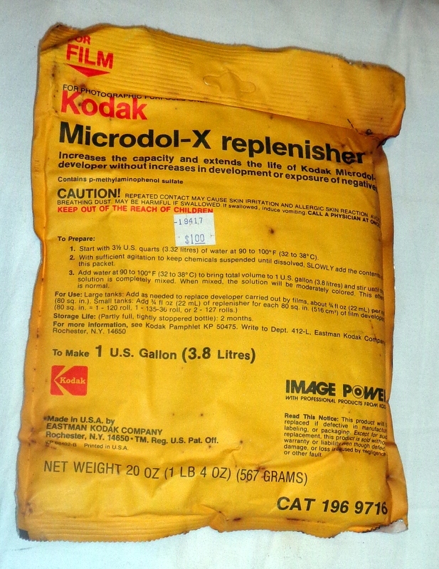 KODAK MICRODOL-X replenisher - USA lata 80'. - 13228237637 - oficjalne ...