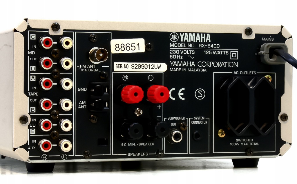 YAMAHA PIANOCRAFT RX-E400 AMPLITUNER RDS PILOT - 9664050892 - oficjalne ...