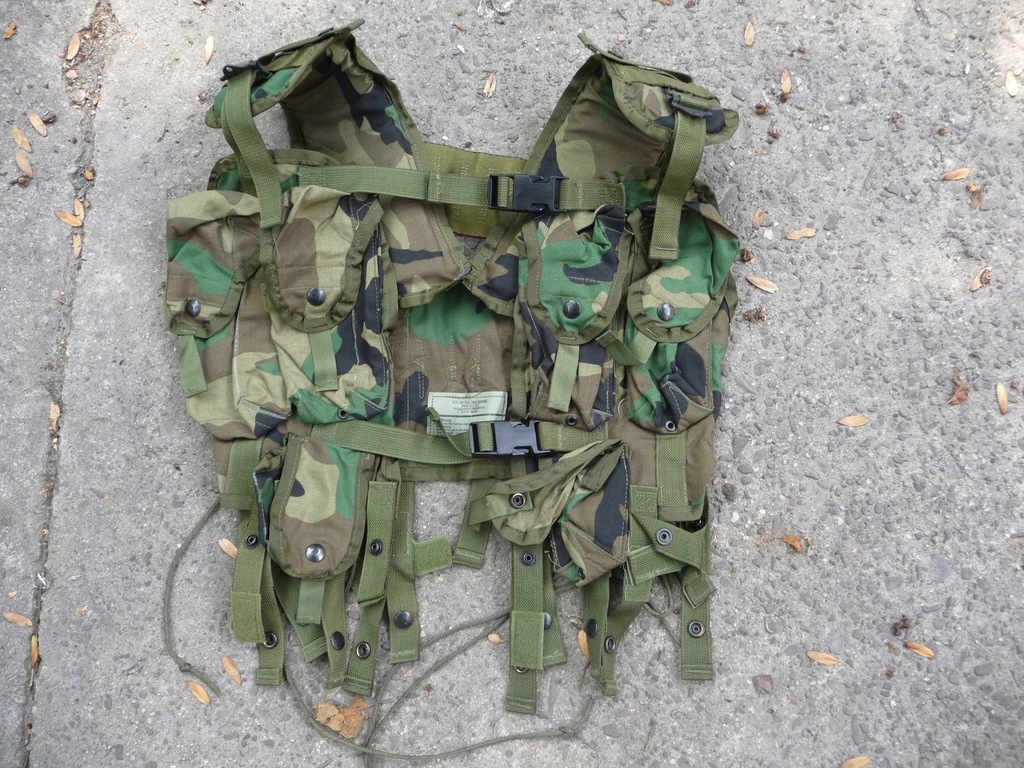KAMIZELKA TAKTYCZNA TLBV LBV WOODLAND PAS US ARMY - 12911819209 ...