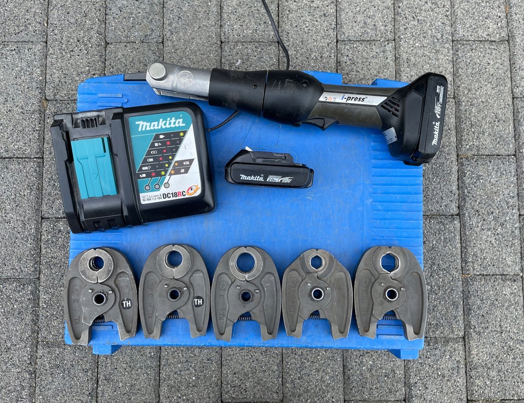 Zaciskarka prasa Klauke MAP2L i-press PEX stal TH - 12282799965 ...