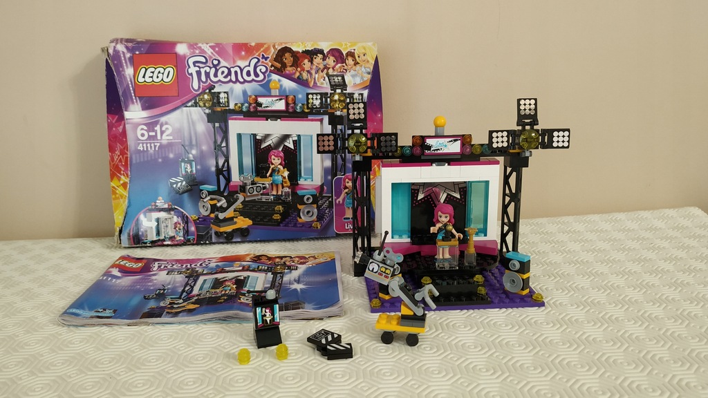 Lego Friends 41117 Pop Star TV Studio Komplet - 16006556044 - oficjalne ...