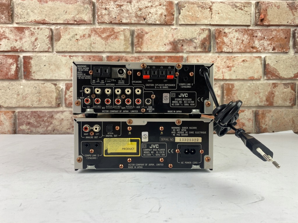 Wieża JVC XL-EX70 RX-EX70R vintage CD amplituner - 11543285257 - oficjalne archiwum Allegro