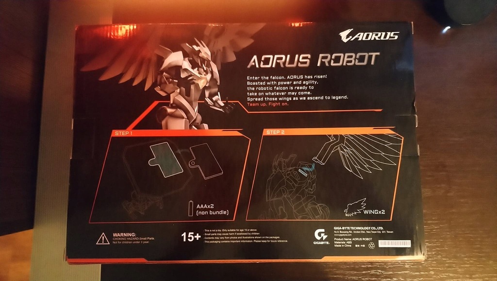 Figurka kolekcjonerska GIGABYTE AORUS ROBOT LED - 8783565628 ...