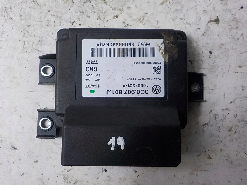 VW PASSAT B6 MODUŁ STEROWNIK HAMULCA 3C0907801J 16887301-A ...